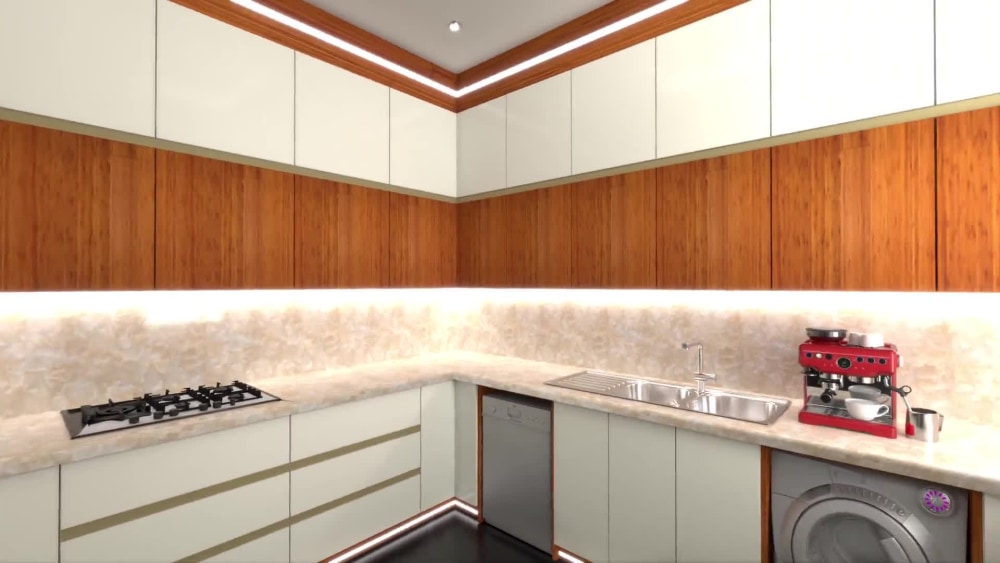 3D kitchen cabinet design with realistic renderings | Upwork