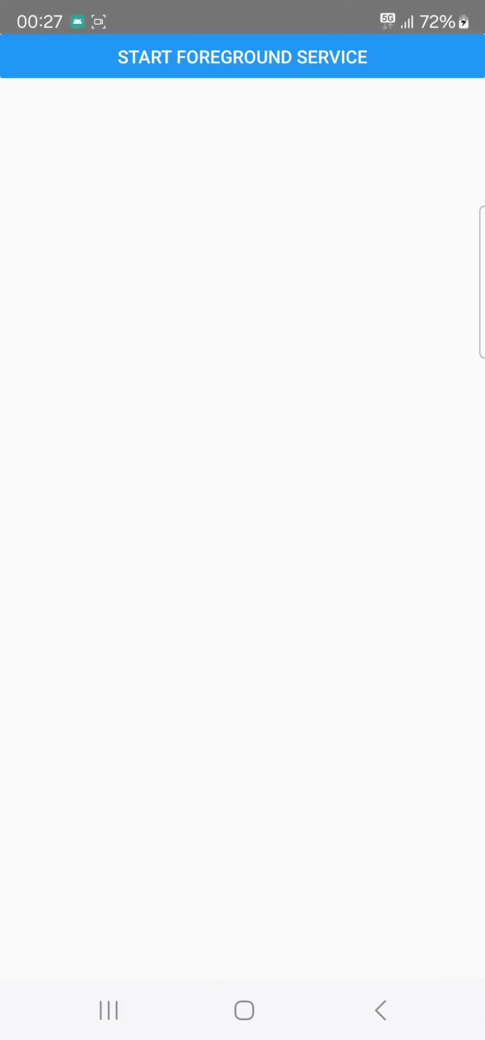 React Native App With Foreground Location Fetching With Sticky Notification Upwork