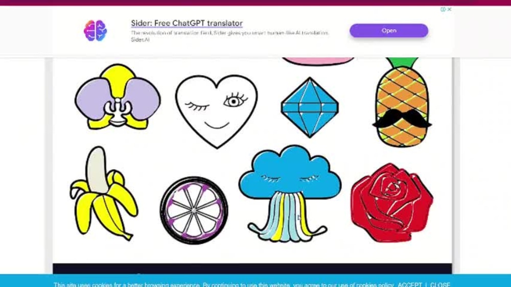 Kids drawing pattern for color fit | Upwork