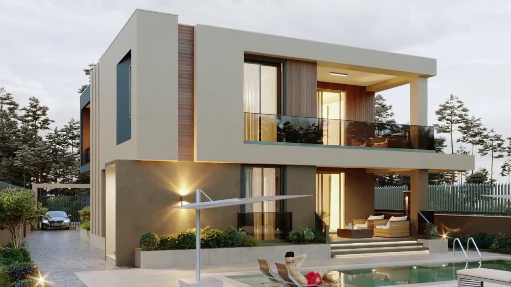 Villa exterior design, modeling and rendering project | Upwork