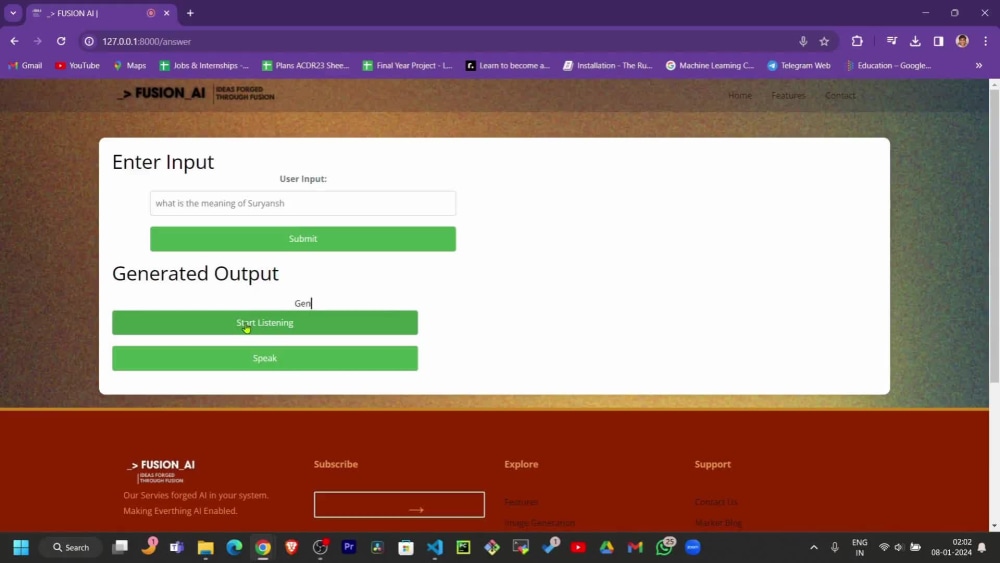 Landing Page Generator Qanda And Image Generator Website Using Openai Api Upwork 