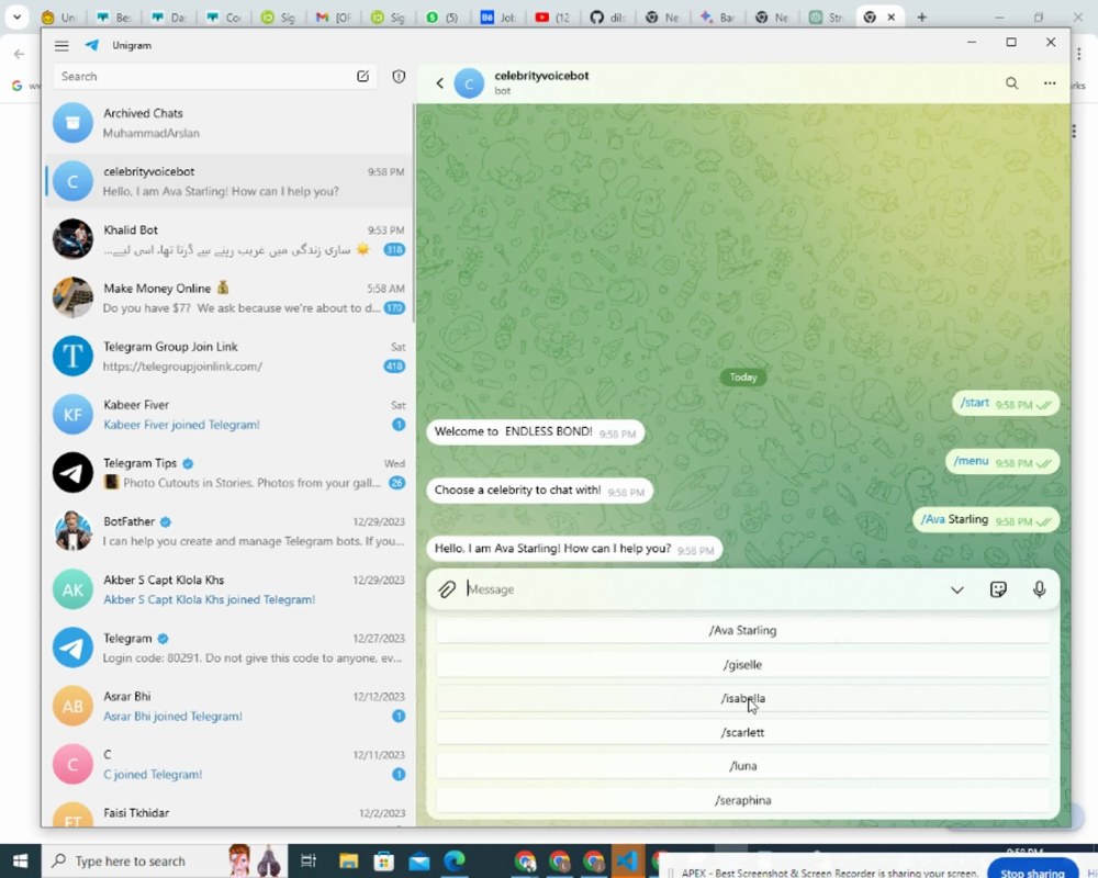 Telegram Chatbot or Voice bot Using Python | Upwork