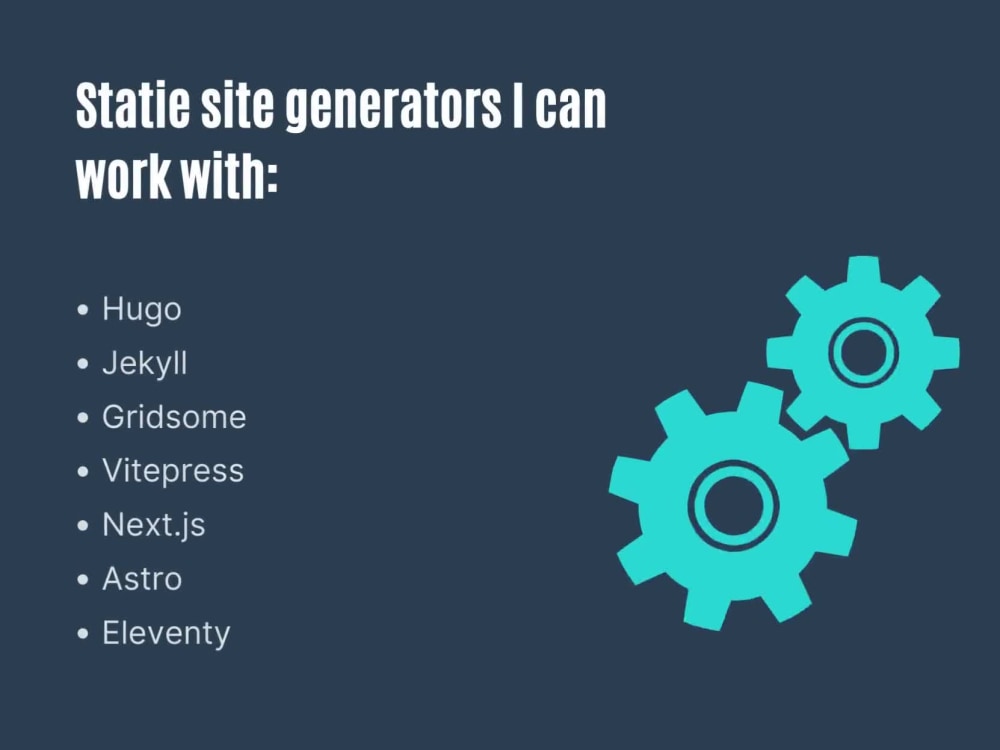 High-performance static portfolio/blog site with Hugo/Jekyll/Next.js ...
