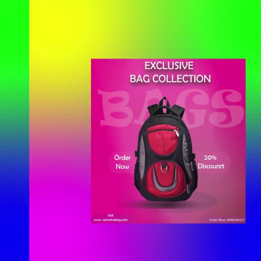 Fantastic and eye catching bag design, | Upwork