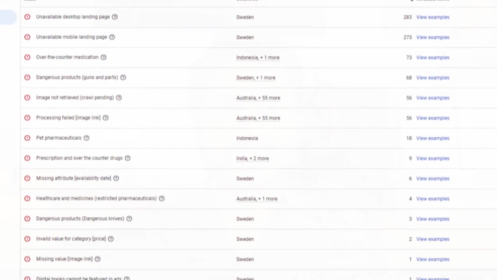 Reactivate Google Merchant Center misrepresentation & Setup Products Errors | Upwork