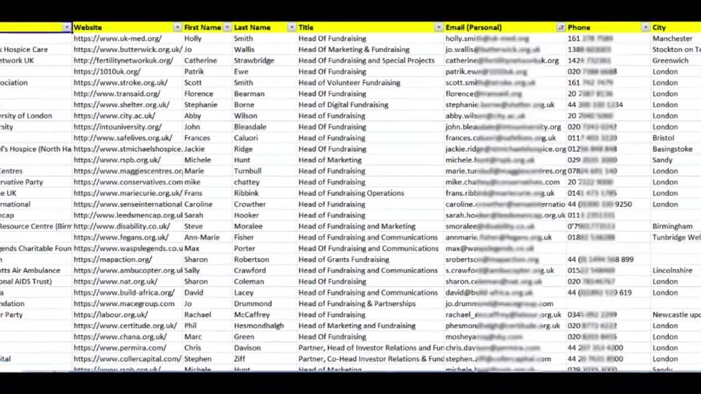 Lead Generation + Web Research + Data Cleaning Expert + Data Entry | Upwork