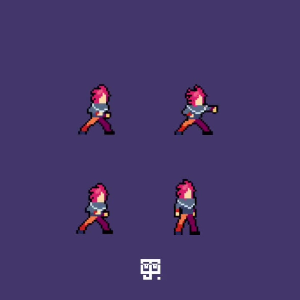 A Pixel Art Character sprite sheet | Upwork