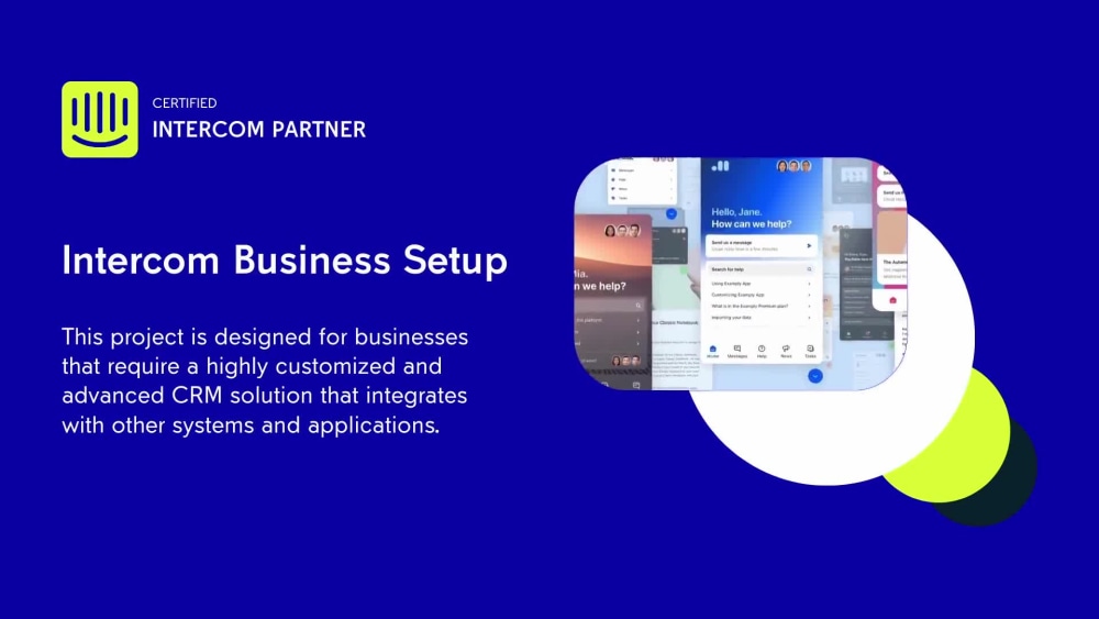 A fully set up Intercom workspace | Upwork