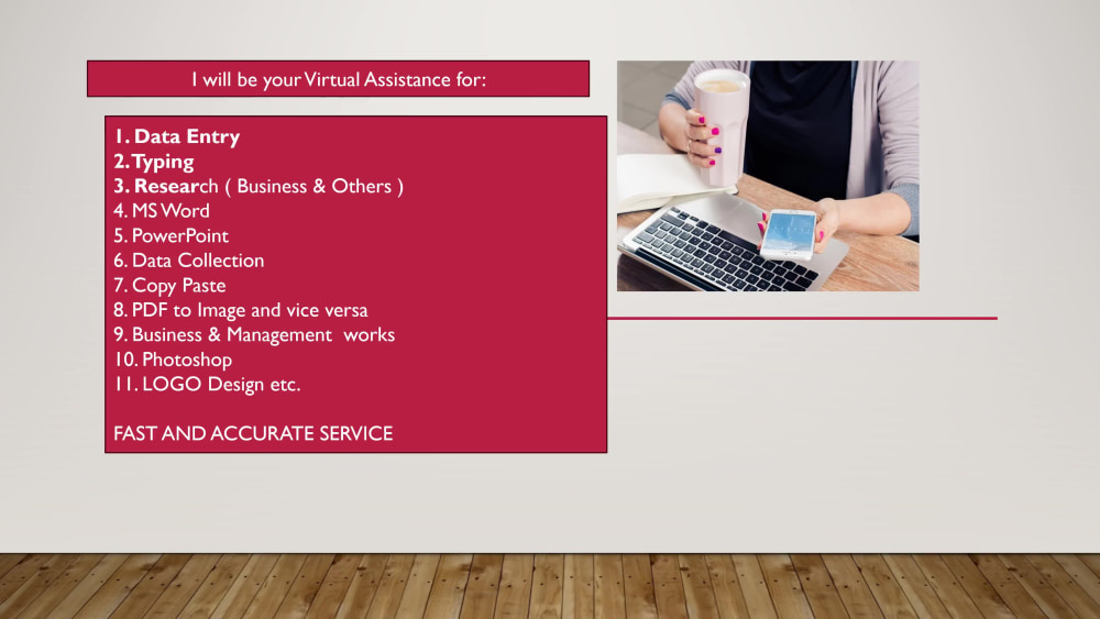 Typing, data entry , logo design, and market research works. | Upwork