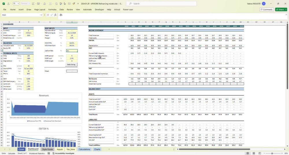 A complete business plan for infrastructure operating assets | Upwork