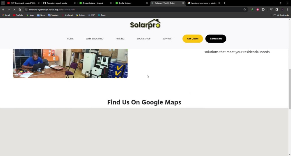 A fantastic, modern and responsive website | Upwork