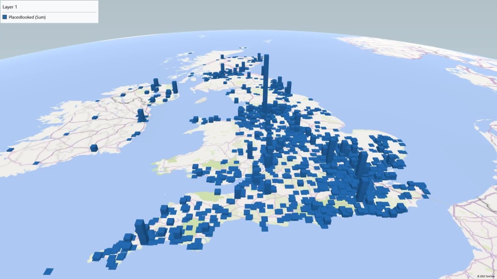 3D-Map of data on excel | Upwork