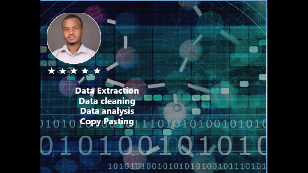 Data Extraction, Data Cleaning, Data Analysis and Copy pasting job done. | Upwork