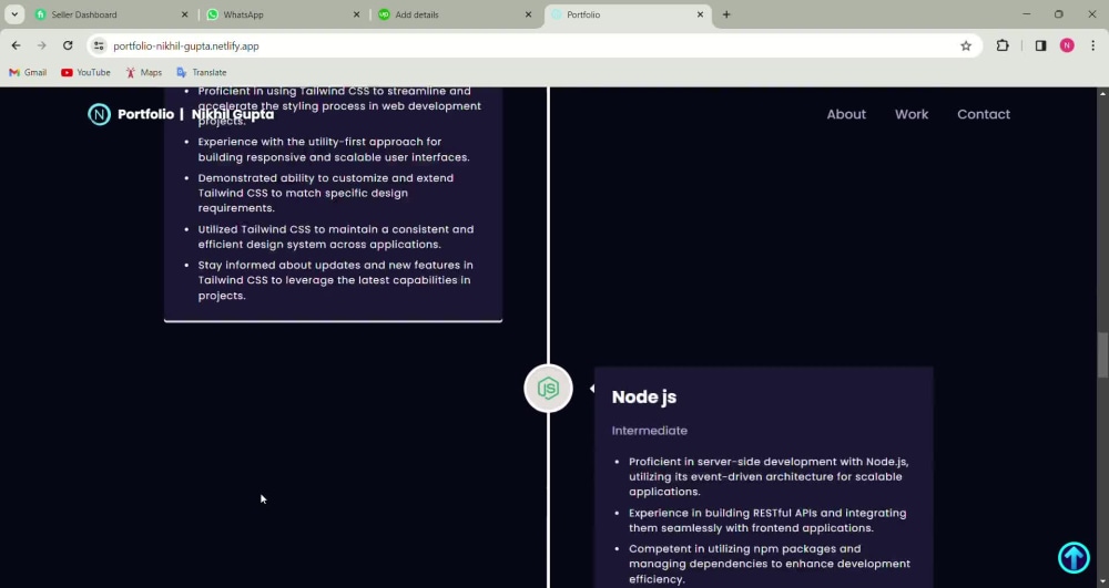 A React js || Mern Stack || Next js Website | Upwork