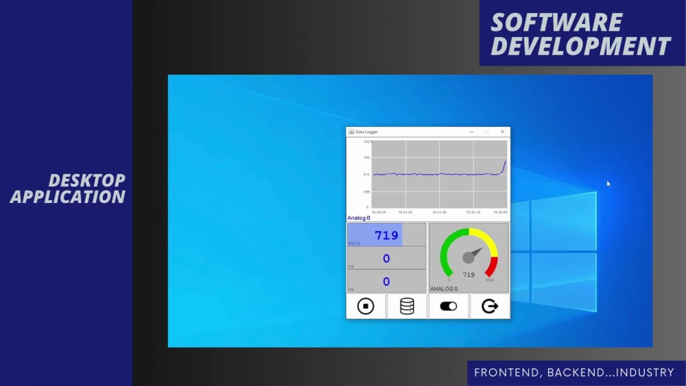An IoT datalogger desktop application. | Upwork