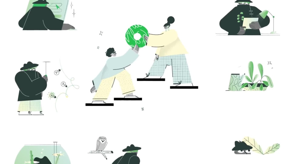 A nice looking Lottie/SVG animation that would add interest in your ...