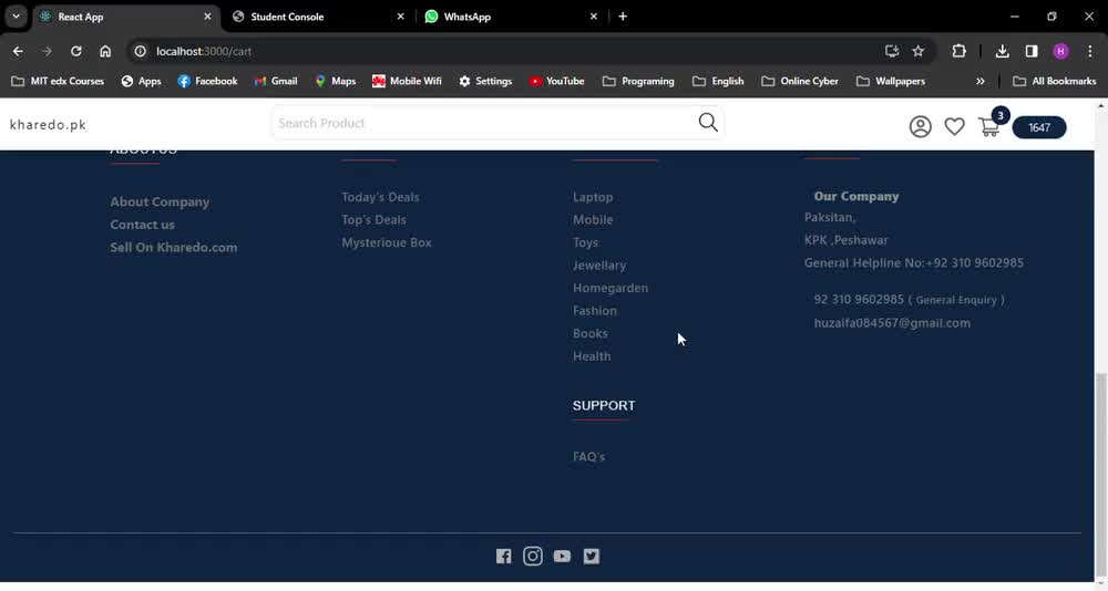 Website development using mern stack react js, node js, google firebase | Upwork