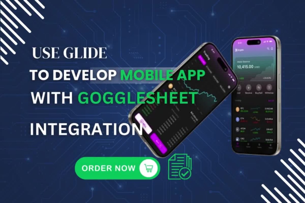 A mobile app developed with Glide and integrated with Google Sheets ...
