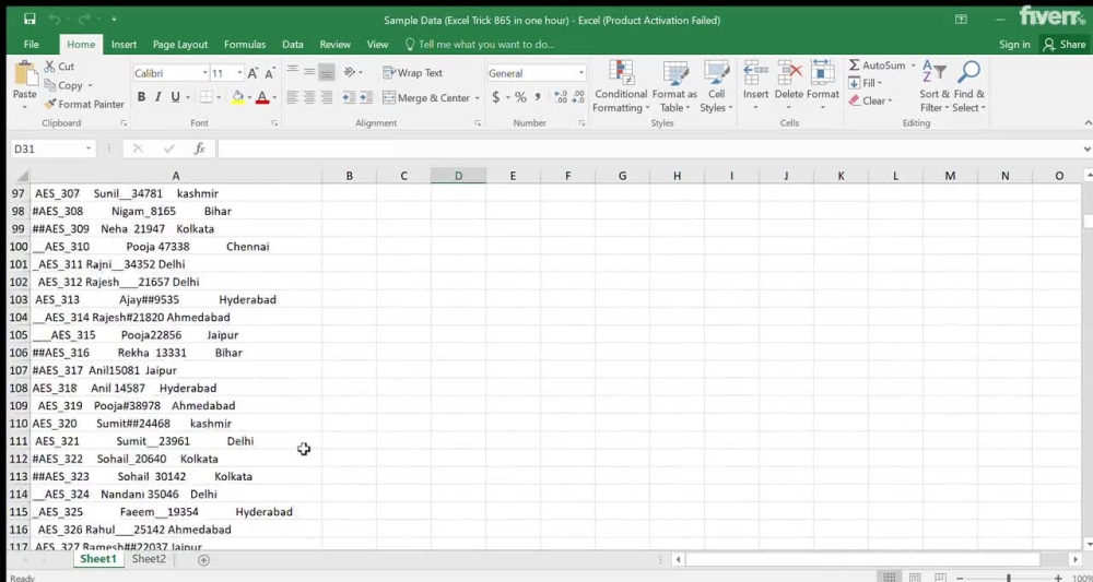 Data Entry Excel Data Cleaning Copy Paste Typing Upwork