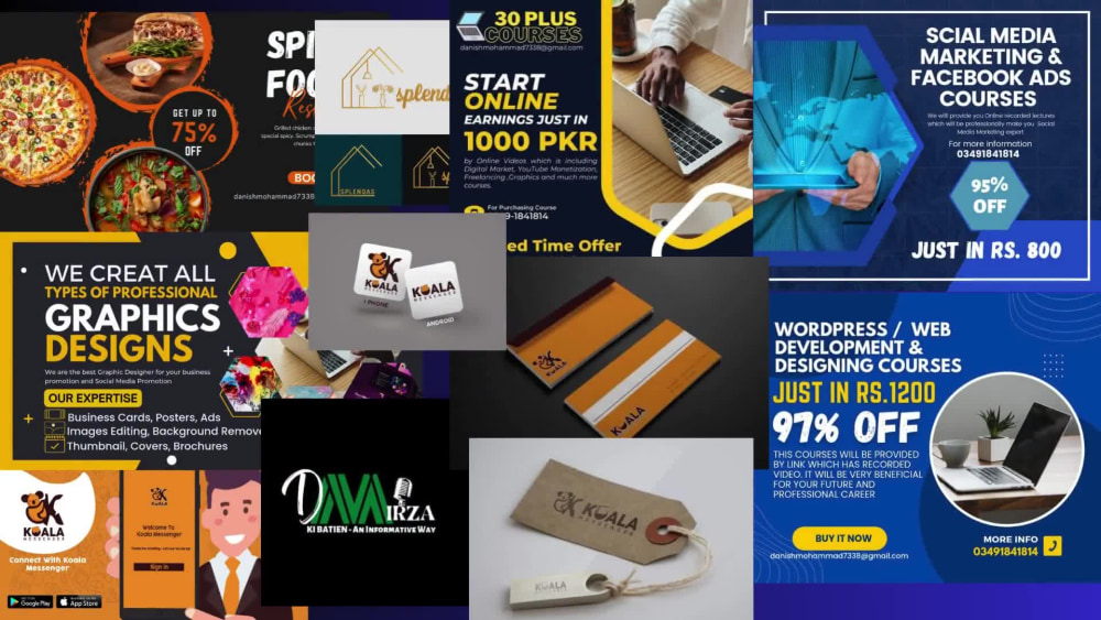 Graphic Design, Post Design, Cards Design, Logo Design | Upwork