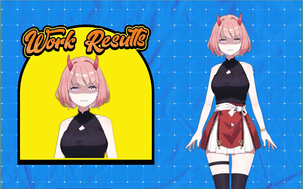 Live 2d rig for vtuber or png tuber, Cheap and fast | Upwork