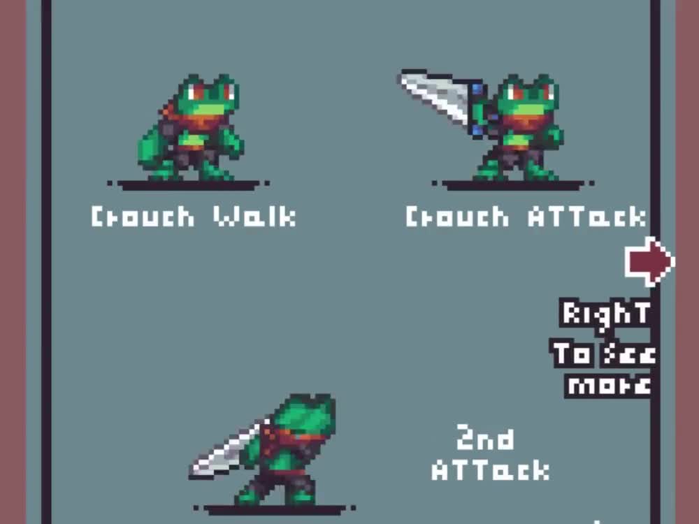 2dgame character pokemon 18x16bits 16x16bit pixel art animation ...