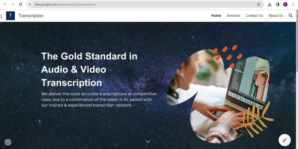 A professional business website using google sites | Upwork