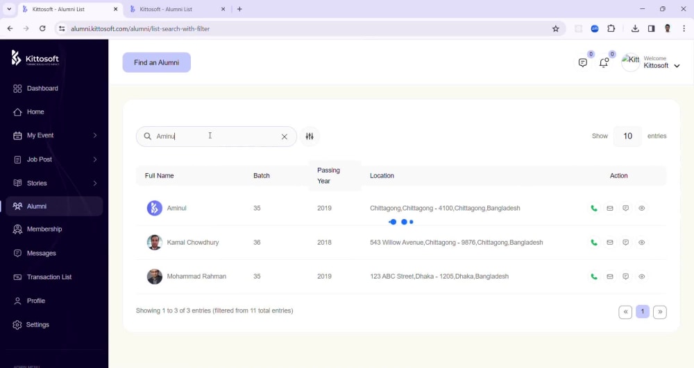 A fantastic Alumni Management Software for your alma maters. | Upwork