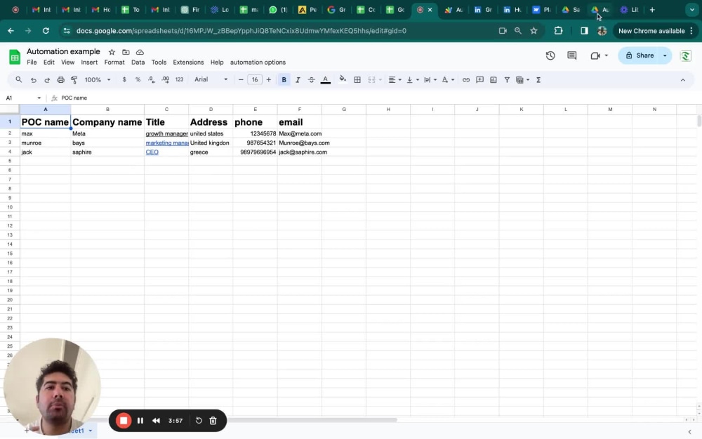 An automation from sheets to word to pdf with one click | Upwork