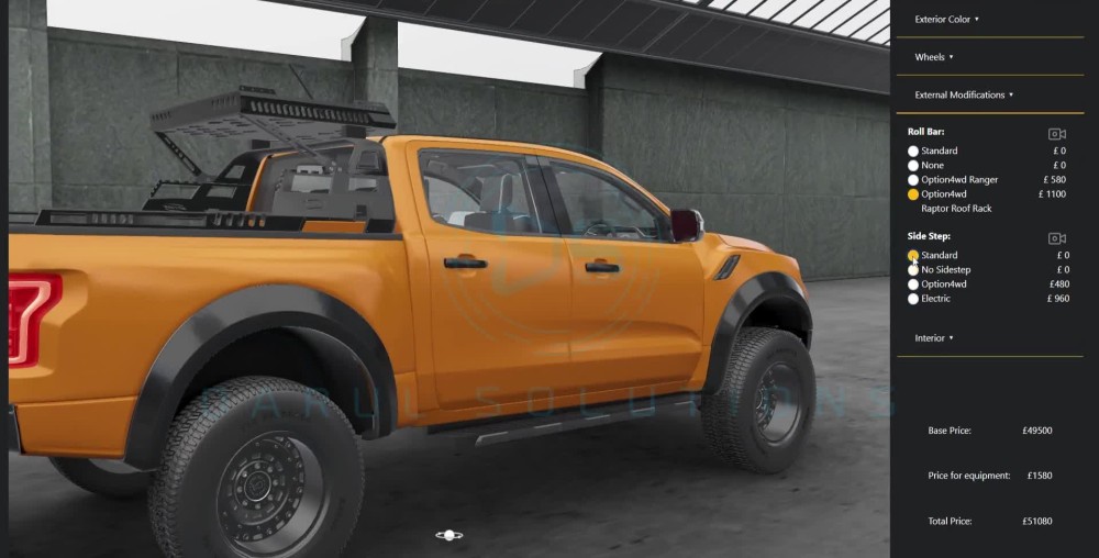 WebGL 3D Car Product Configurator Interactive Solution | Upwork