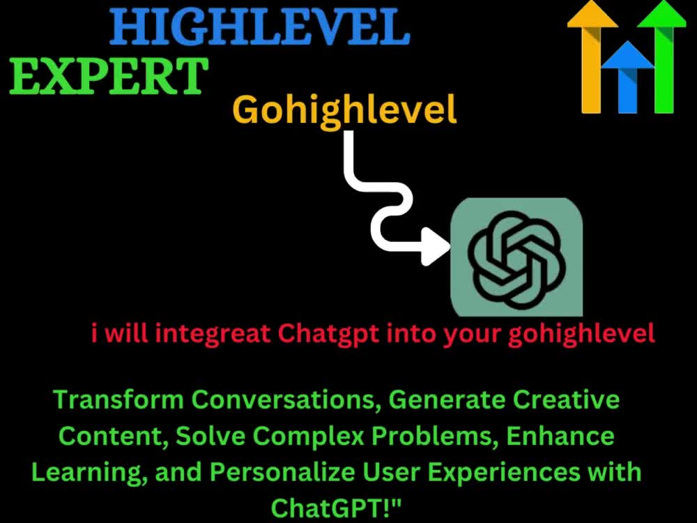 Gohighlevel Chatgpt integration,GHL Appointment booking and automation | Upwork