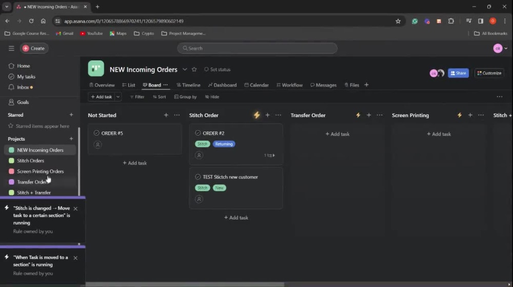 Custom Asana setup with automations and templates to save 10+ hours ...