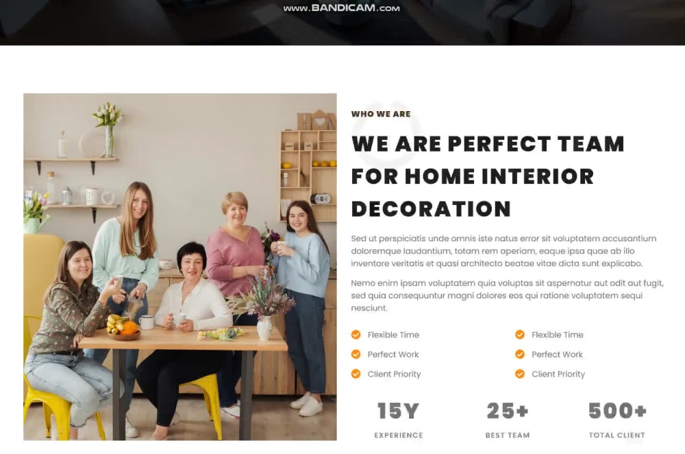 Home Interior Website UI/UX design | Upwork
