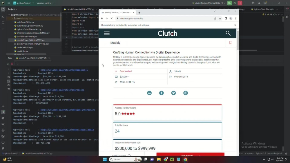 Python Web Scraping And Data Scraping Script For You Upwork 