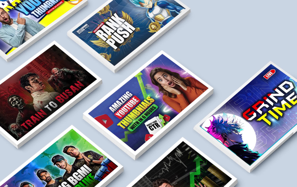 Amazing Youtube Thumbnails Designs | Upwork