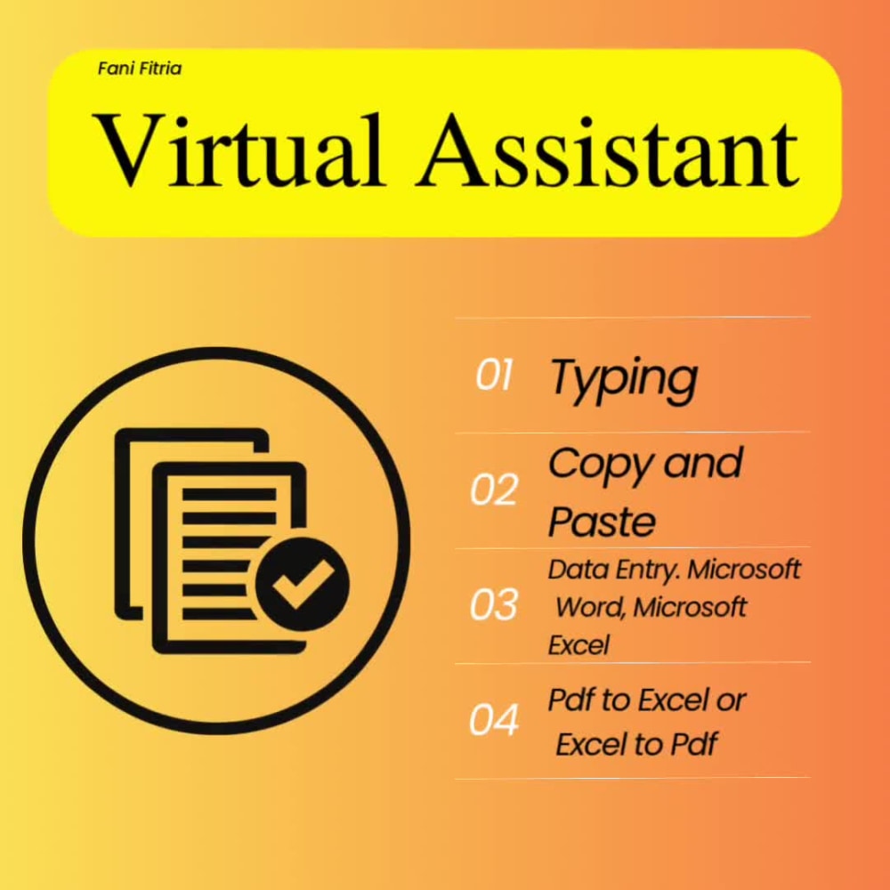 Reliable Data Entry Services, | Upwork