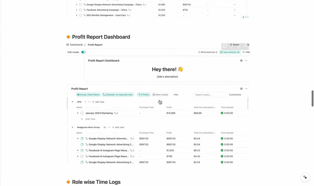 Full ClickUp workspace setup, optimized and automated. | Upwork