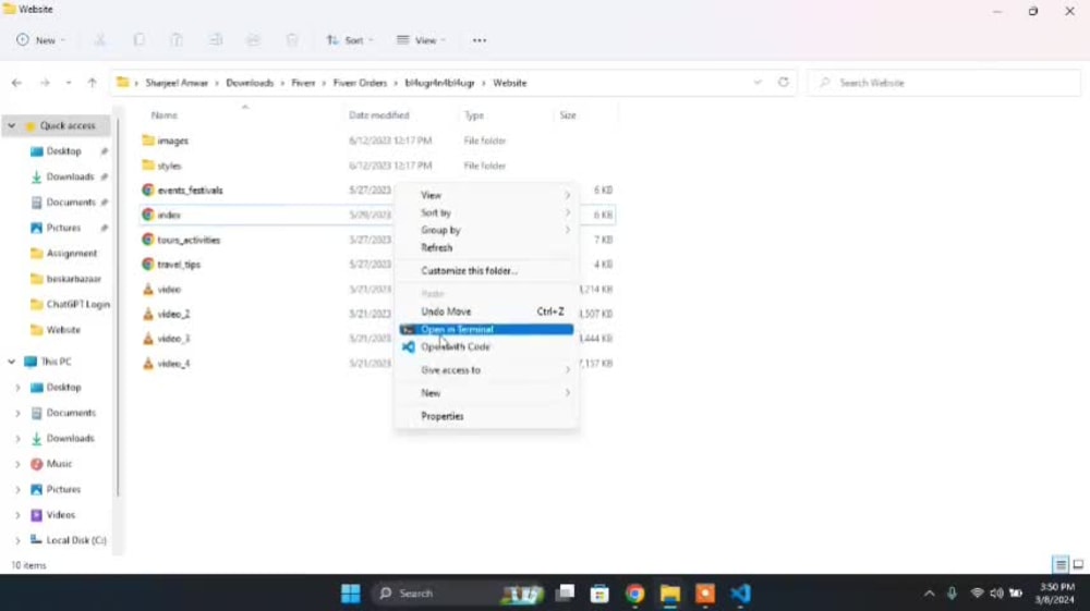 HTML & CSS website assignment or project | Upwork