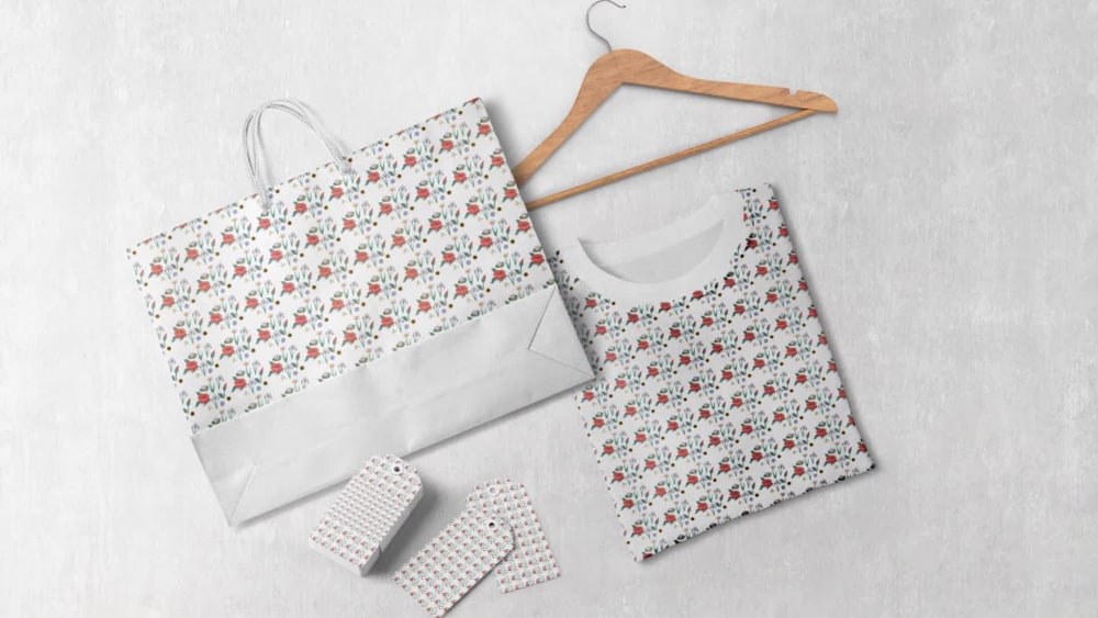 Unique seamless monogram digital clothing repeat patterns | Upwork