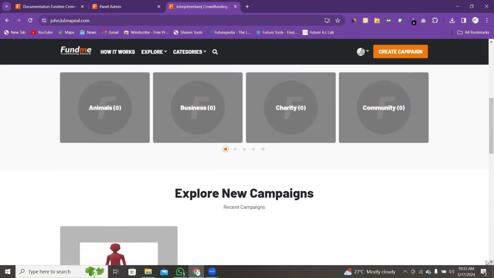 Crowdfunding website with source code | Upwork