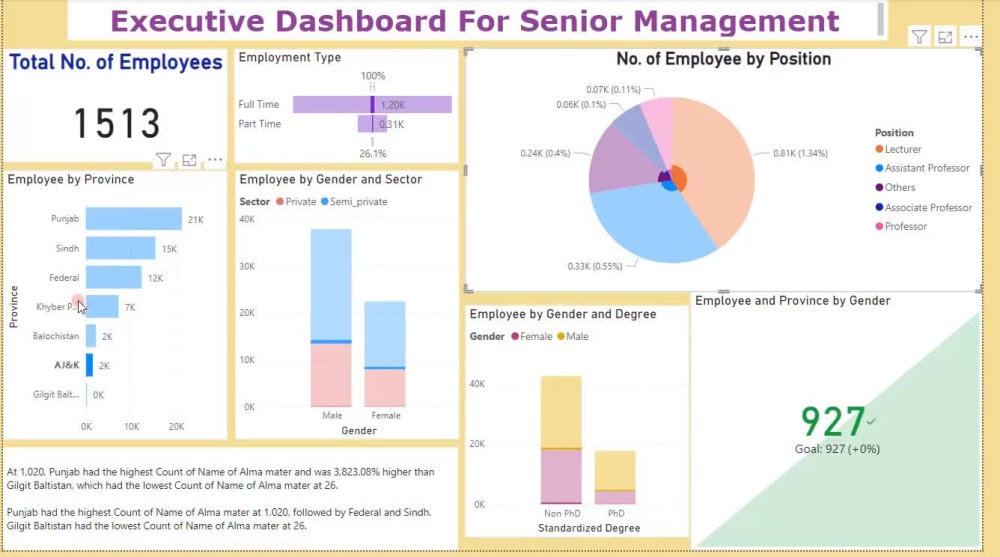 Dynamic power bi dashboards and data visualizations | Upwork