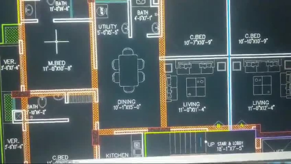 I am done auto CAD 2D building plan ,elevation ect. | Upwork
