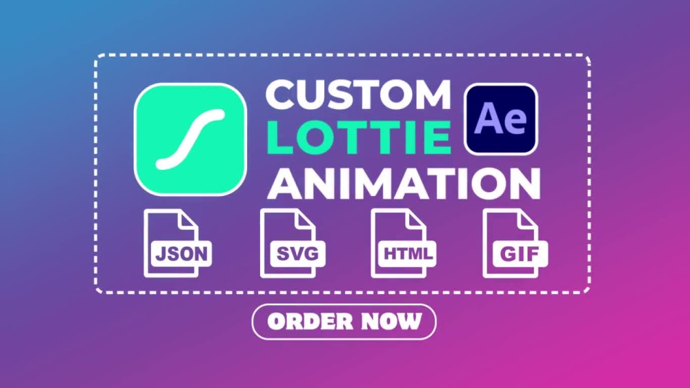Lottie svg json HTML animation for your website and app | Upwork