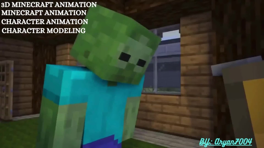 Top-notch minecraft animation, 3d minecraft, 2d minecraft in 1080hp ...