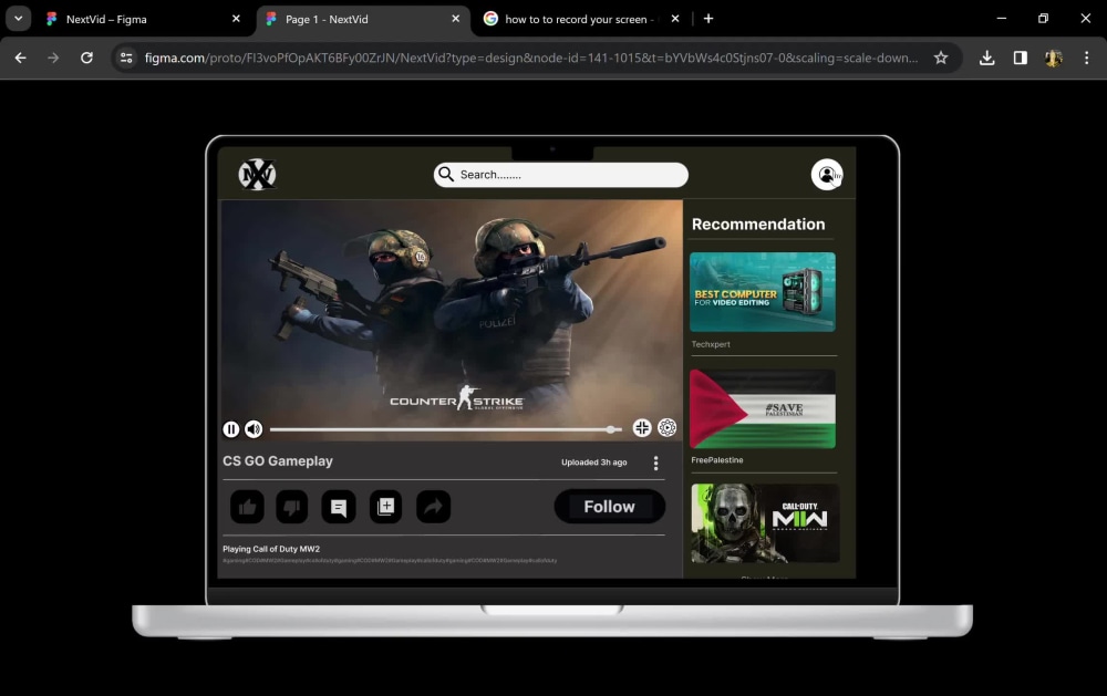 A detailed UI design of Web Application | Upwork
