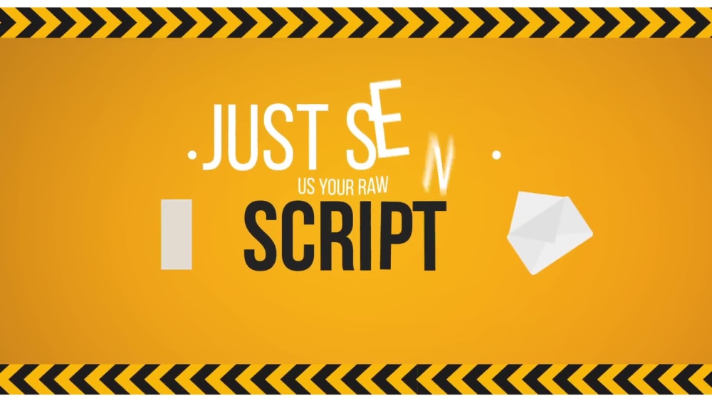 Custom kinetic typography animated explainer video with motion graphics ...