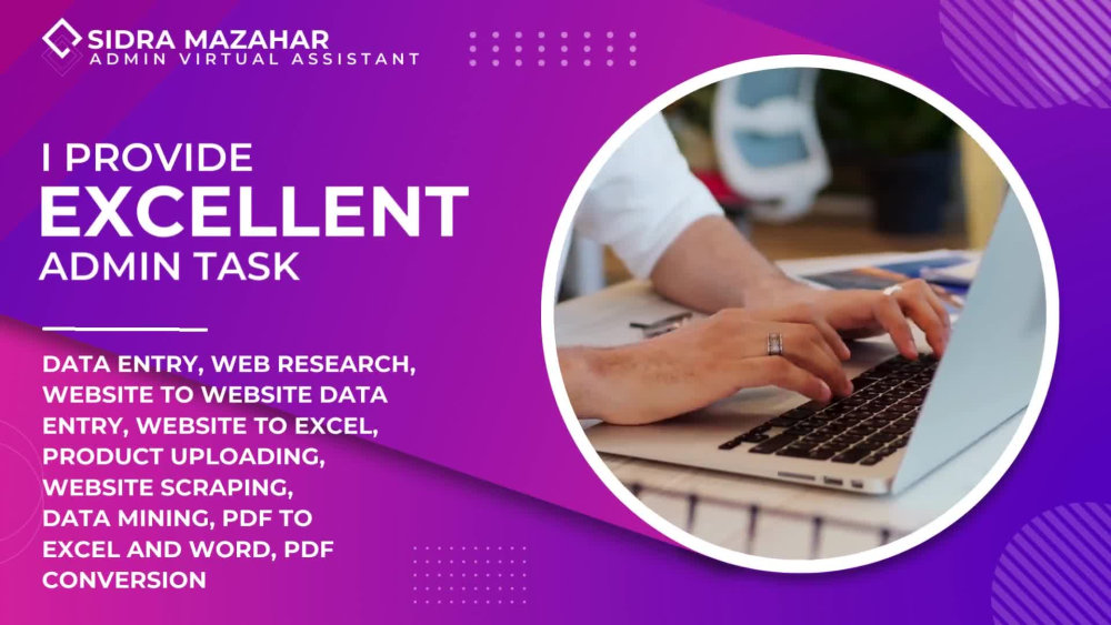 Data Entry Specialist, Virtual Assistant Data Entry, Document Conversion | Upwork