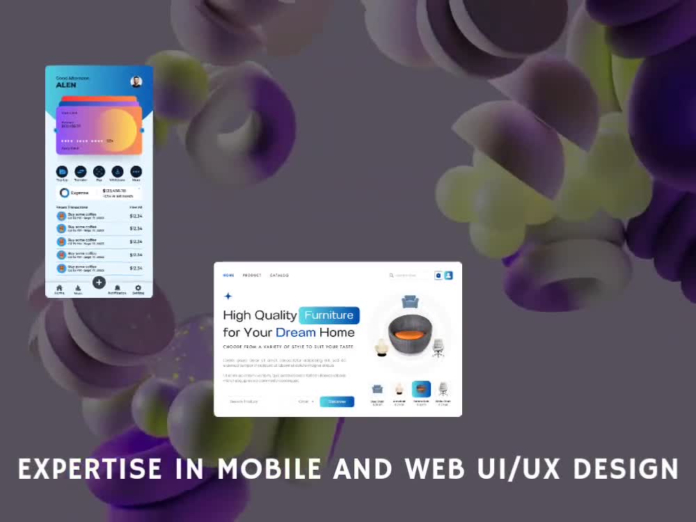 Minimal and creative UI UX design for mobile app and website. | Upwork