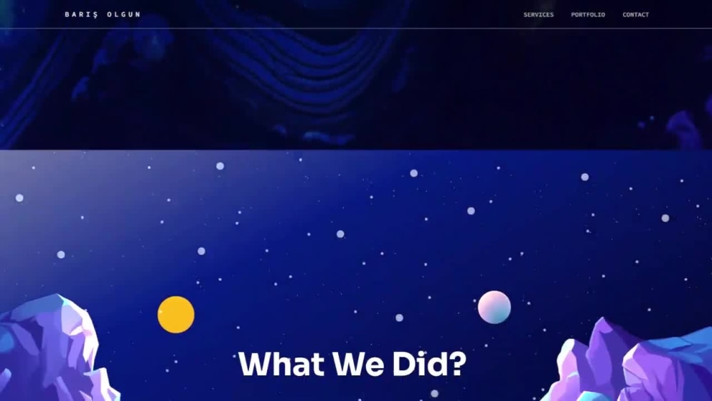An impressive animated portfolio, showcasing your remarkable ...