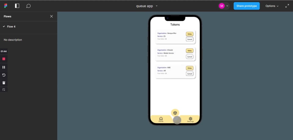 Queue App Ui Design | Upwork